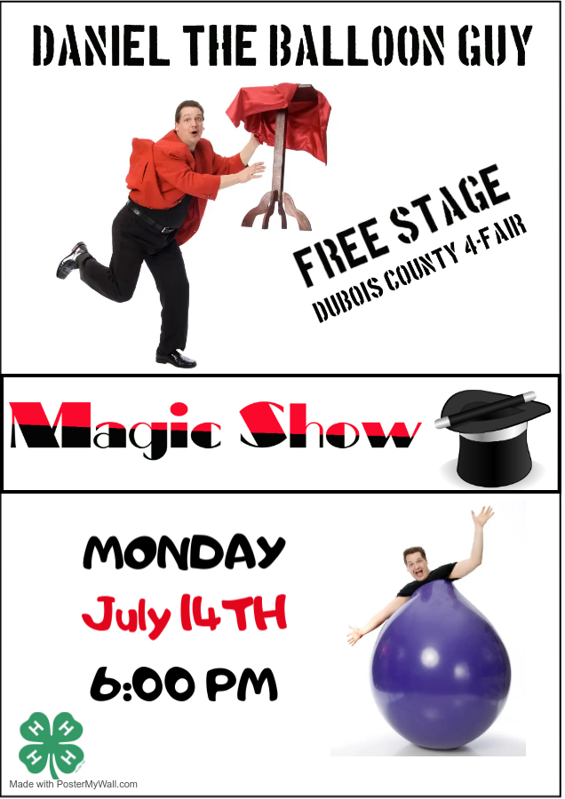 2025 Fair Schedule – Dubois County Fairgrounds