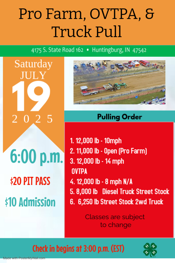 Events – Dubois County Fairgrounds